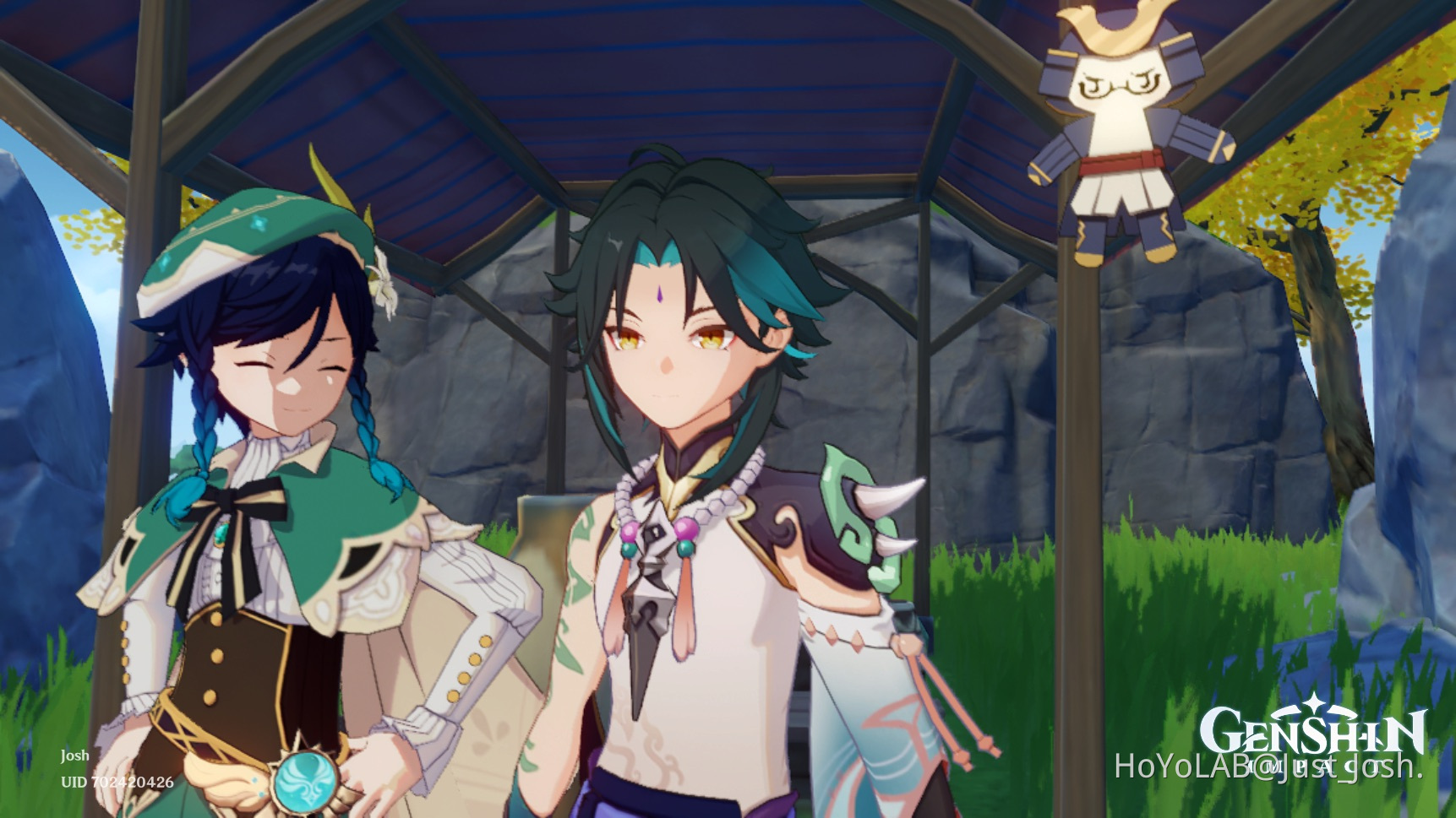 Xiao chilling with venti Genshin Impact | HoYoLAB