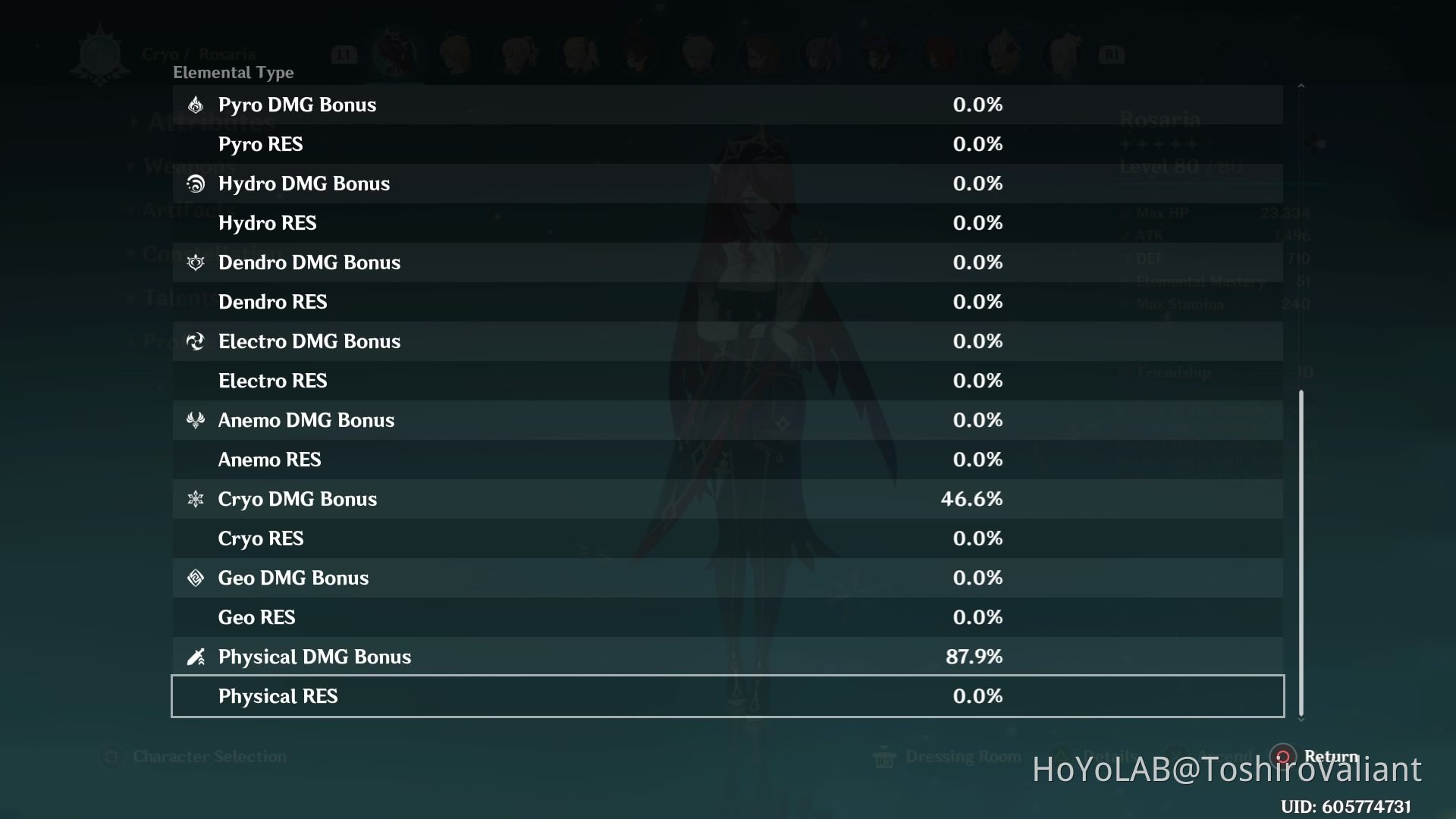 My Rosaria Build Genshin Impact | HoYoLAB