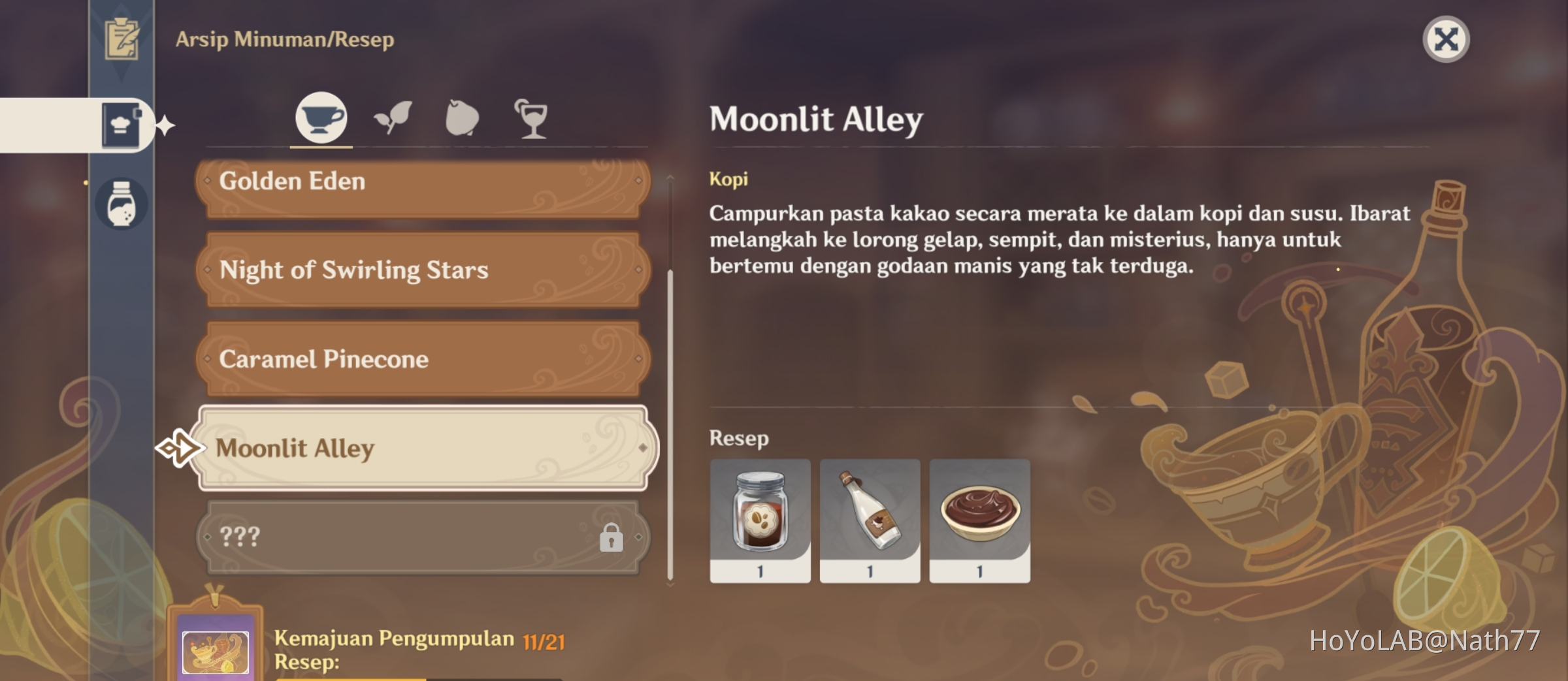Resep Event Seteguk Mimpi Mabuk Genshin Impact | HoYoLAB