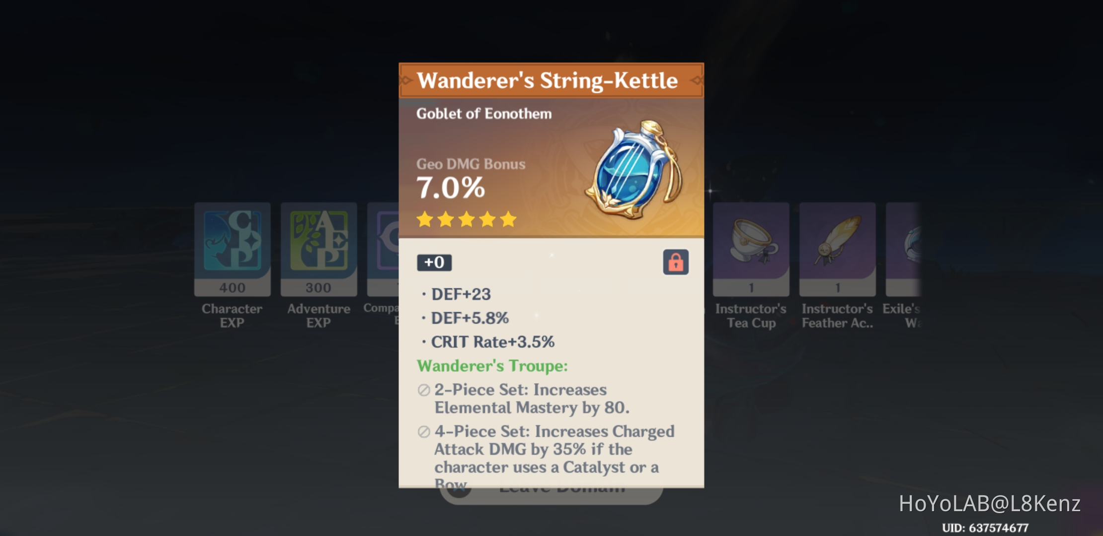 My Albedo has a better artifact now Genshin Impact | HoYoLAB