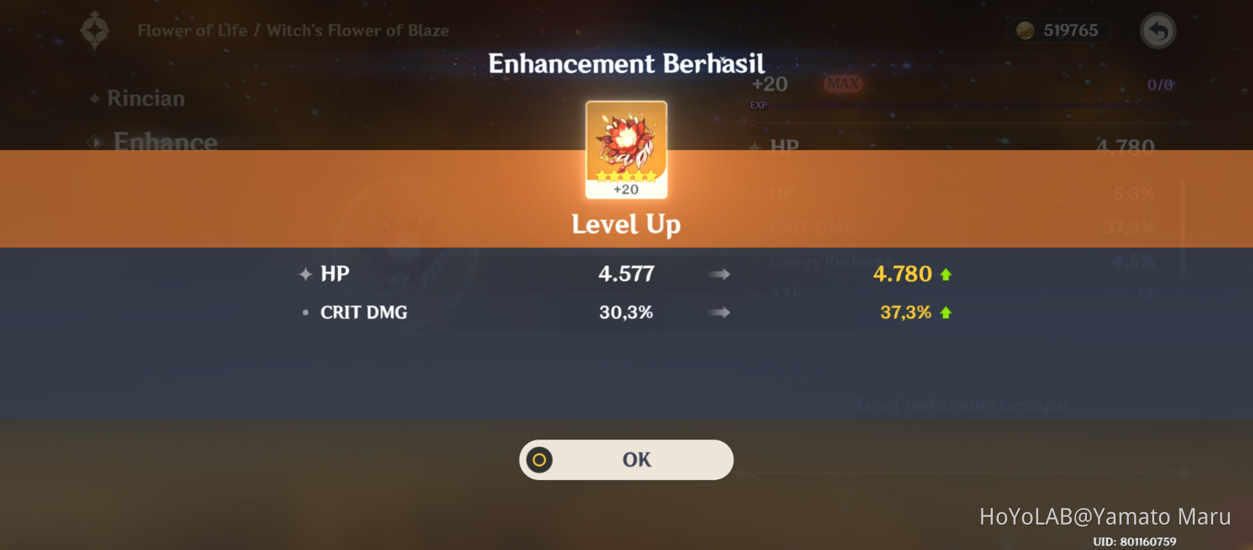 Crit dmg 37,3% Genshin Impact | HoYoLAB