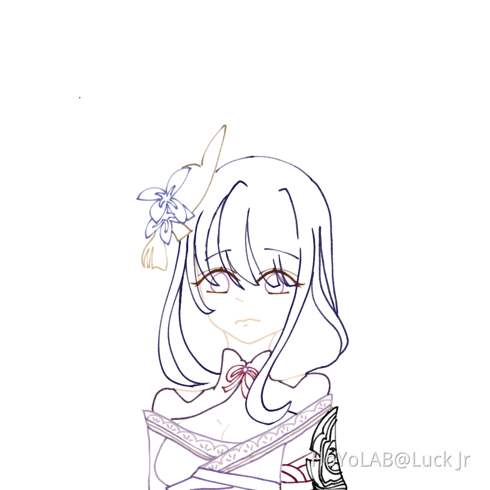 I draw raiden shogun😍 Genshin Impact | HoYoLAB