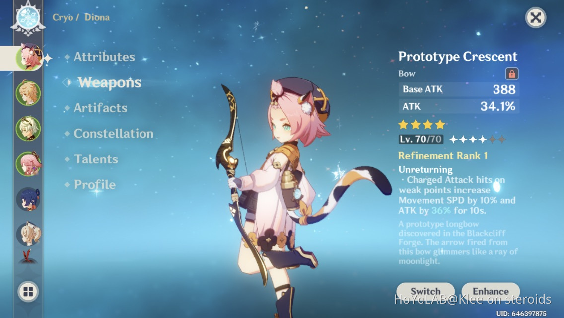 Updated diona build | Genshin Impact | HoYoLAB