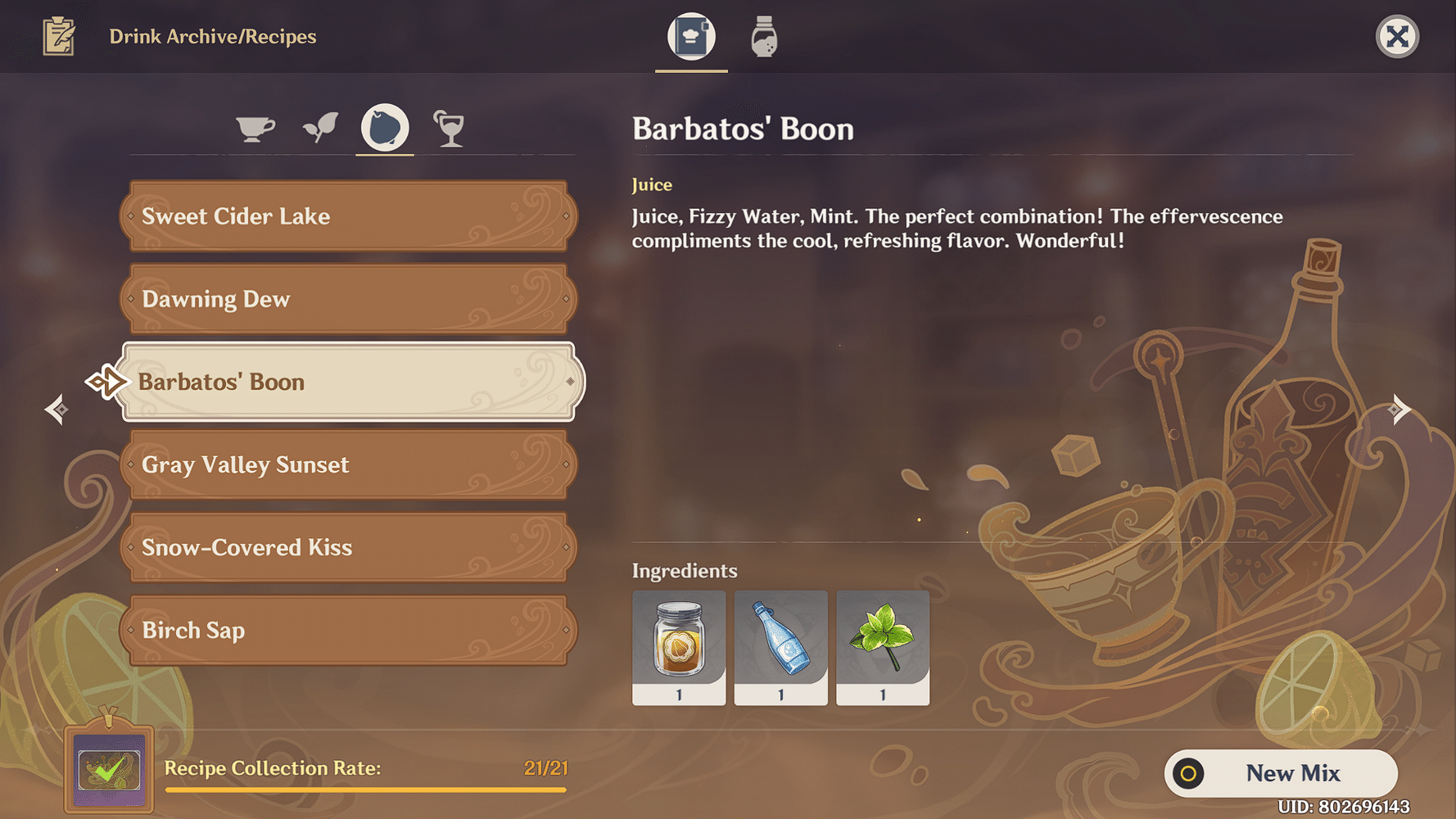 Last recipes Genshin Impact | HoYoLAB