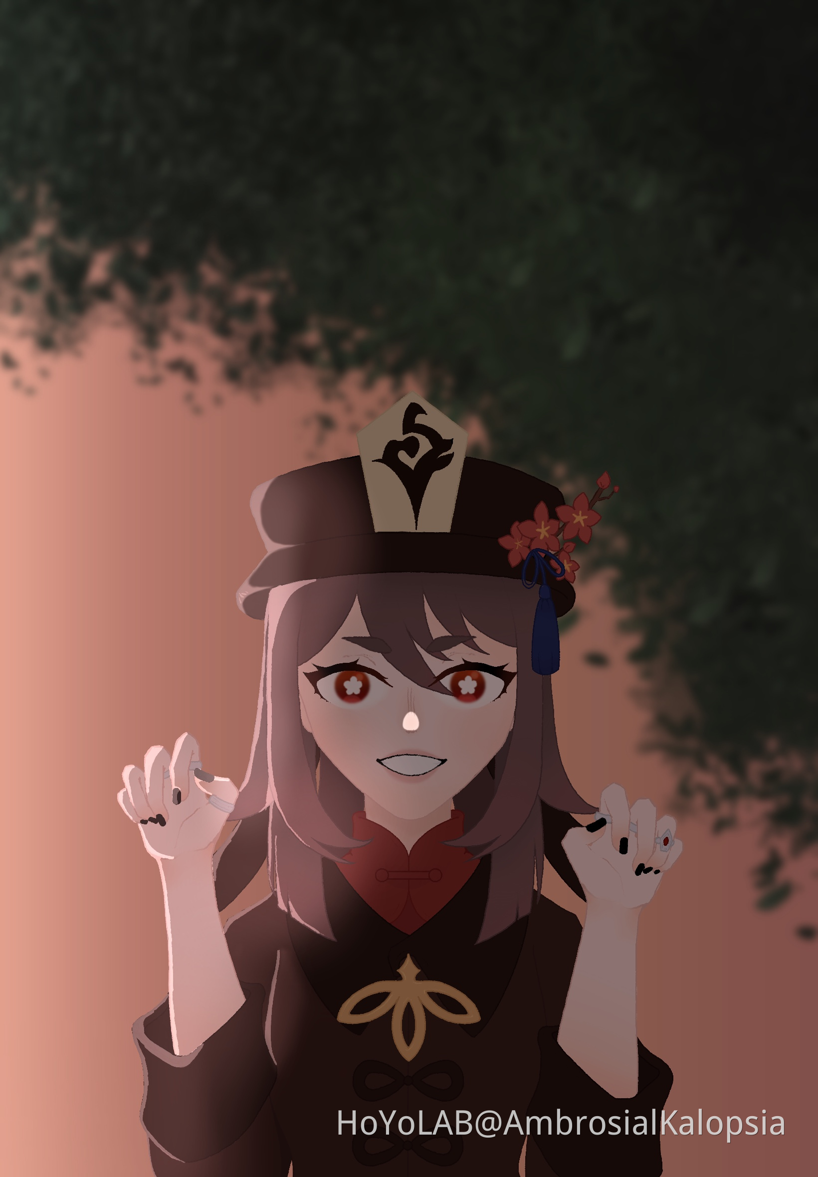 Hu Tao Wallpaper | HoYoLAB