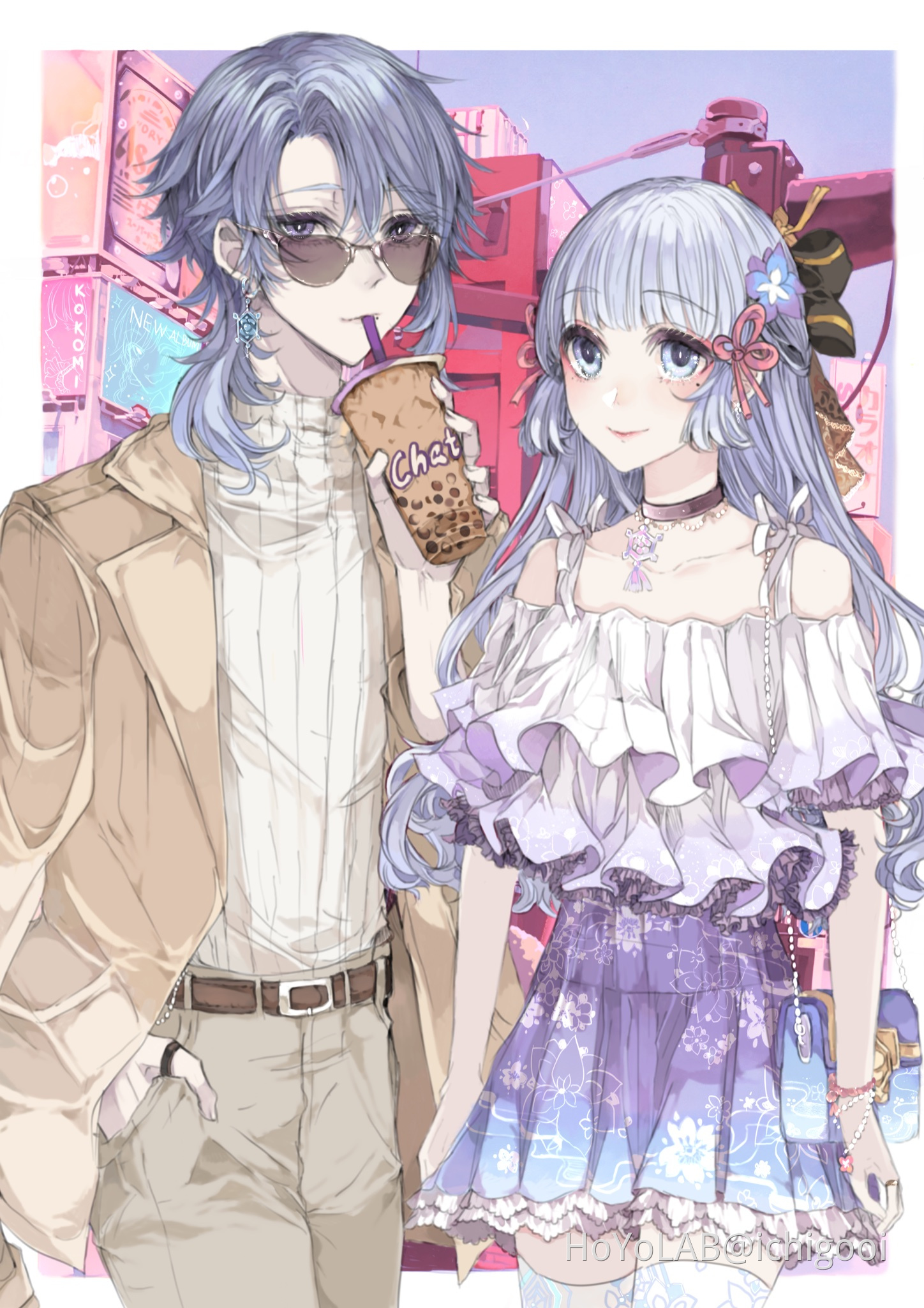Ayato and ayaka with casual clothes Genshin Impact | HoYoLAB