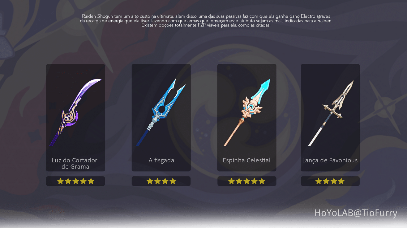 Guia de Personagem: Raiden Shogun | Genshin Impact | HoYoLAB