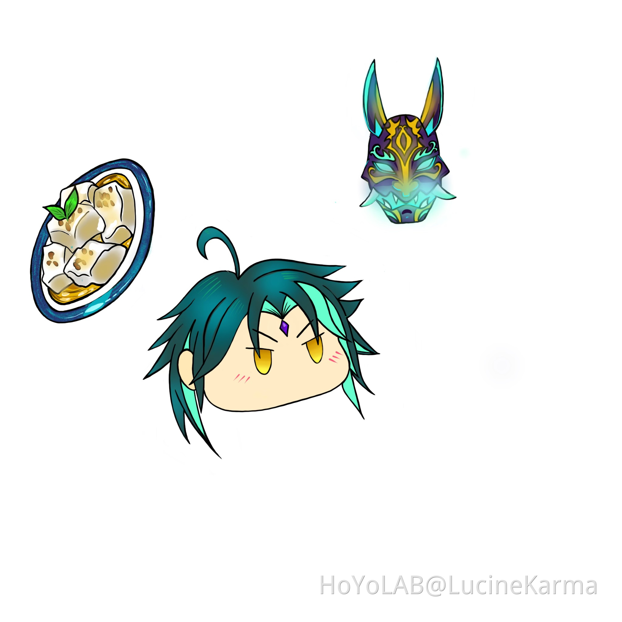 A chibi Xiao Genshin Impact | HoYoLAB