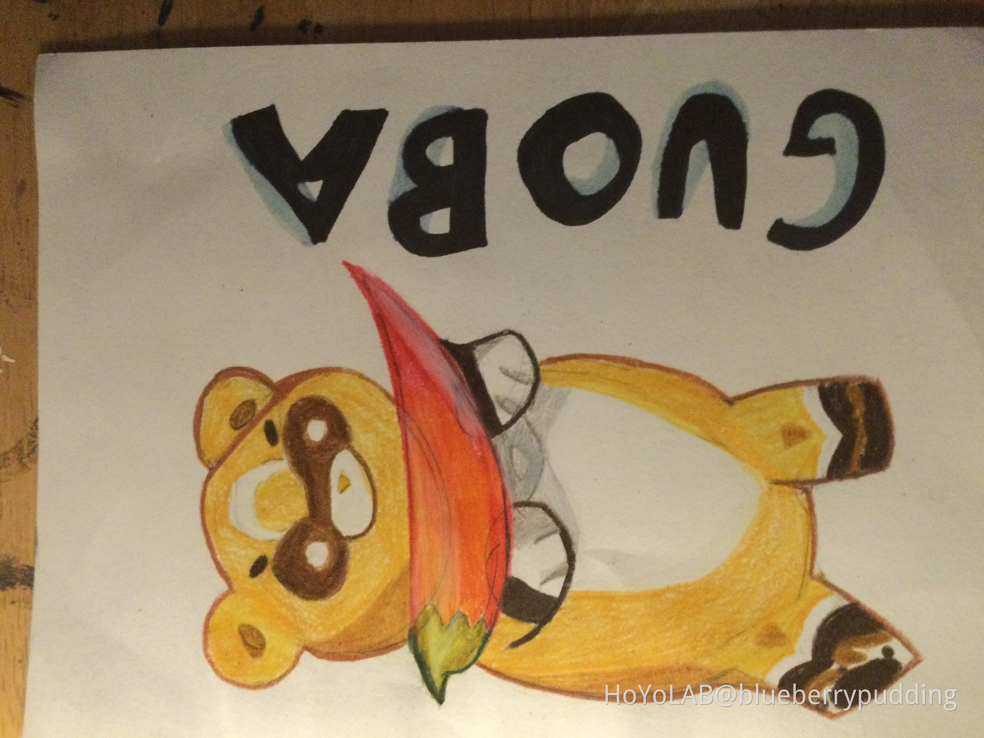 Good morning, Travelers! Here is a drawing of Guoba I finished. Genshin ...