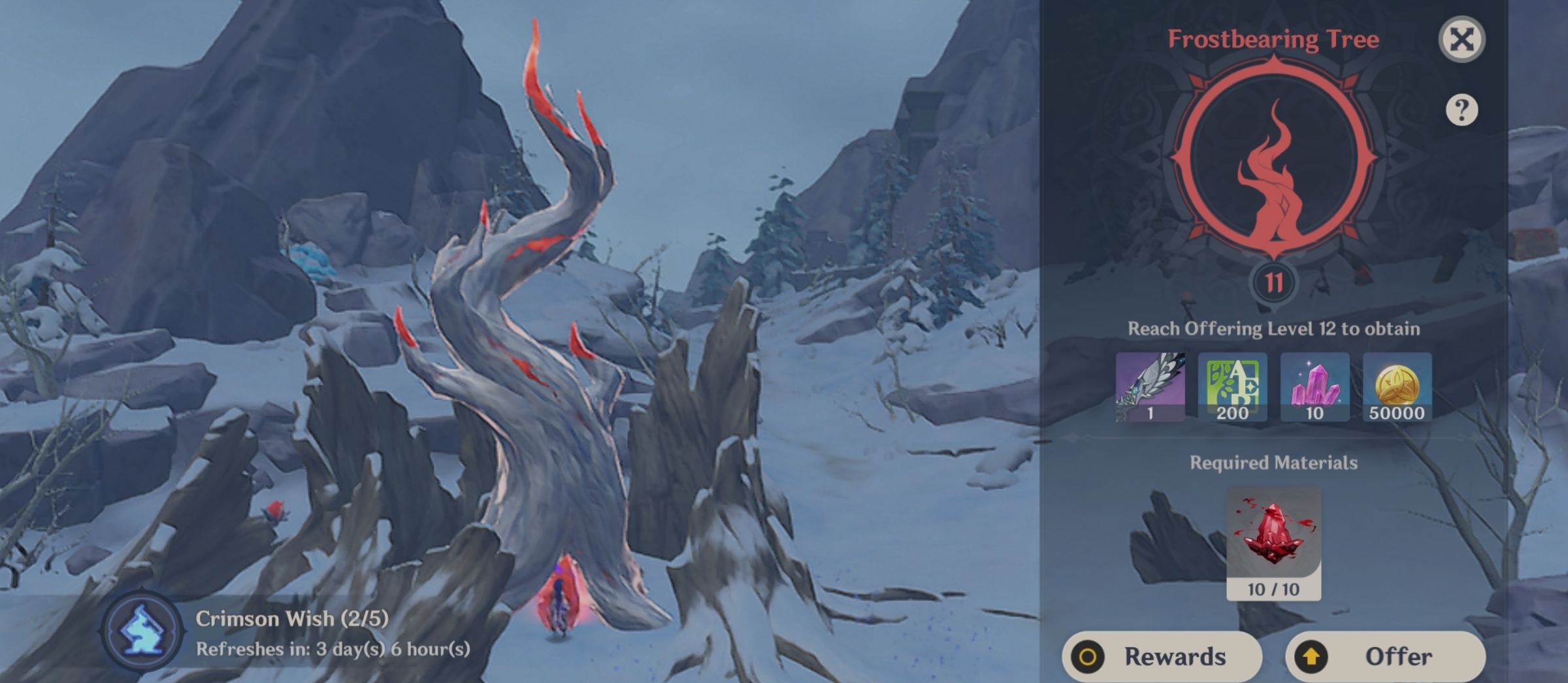 Frostbearing Tree Genshin Impact | HoYoLAB