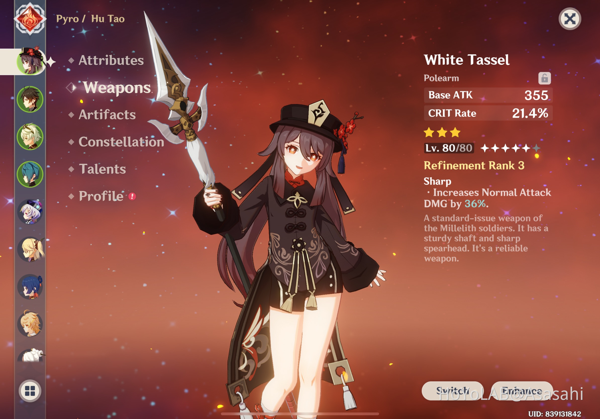 Hu Tao build update | Genshin Impact | HoYoLAB