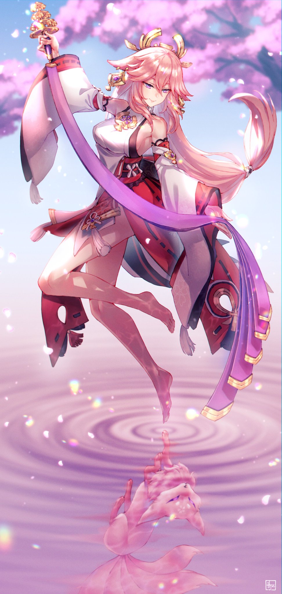 Yae Miko Fan Art | Genshin Impact | HoYoLAB