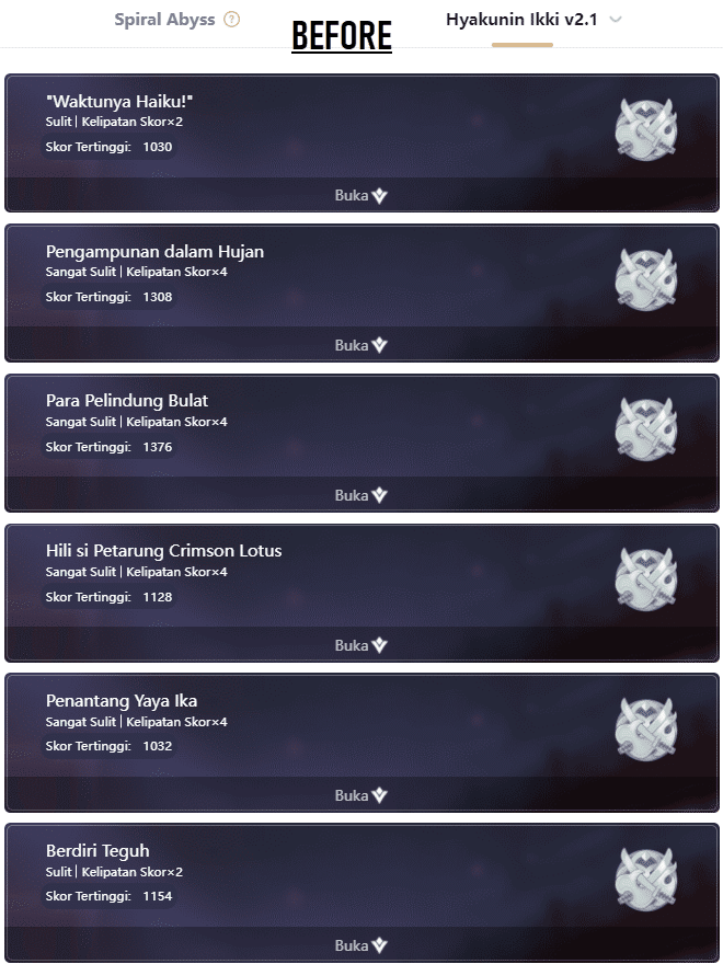 Wah gak kerasa sebentar lagi ketemu [Event: Hyakunin Ikki] lagi nich, saatnya beraksi diriku ...