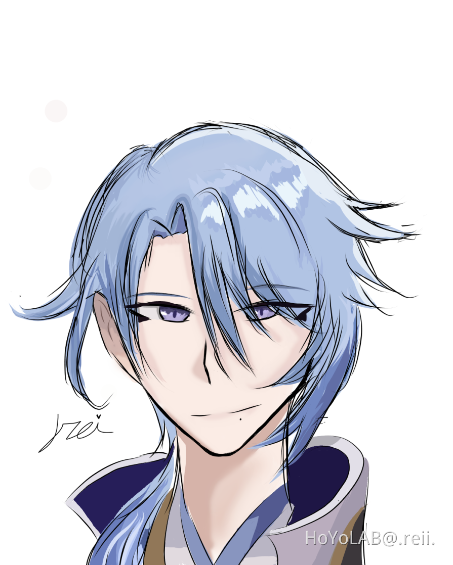 ayato drawing Genshin Impact | HoYoLAB