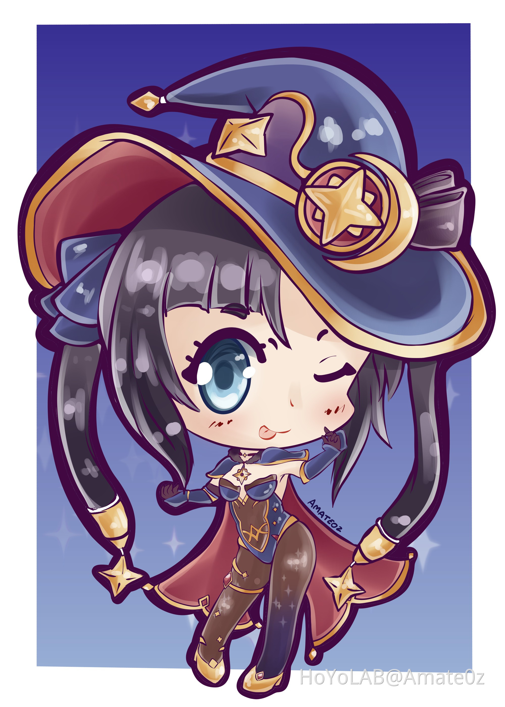 Chibi Mona Genshin Impact | HoYoLAB