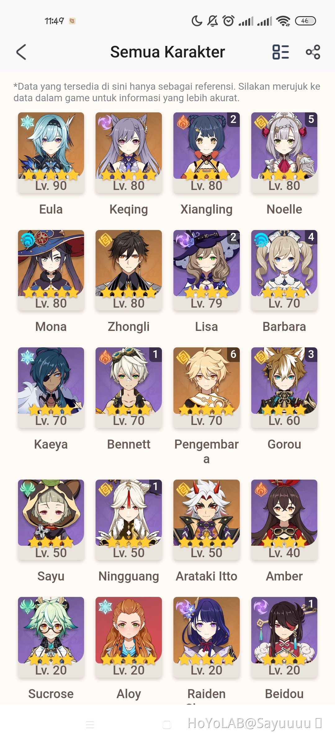 DPS Lisa | Genshin Impact | HoYoLAB