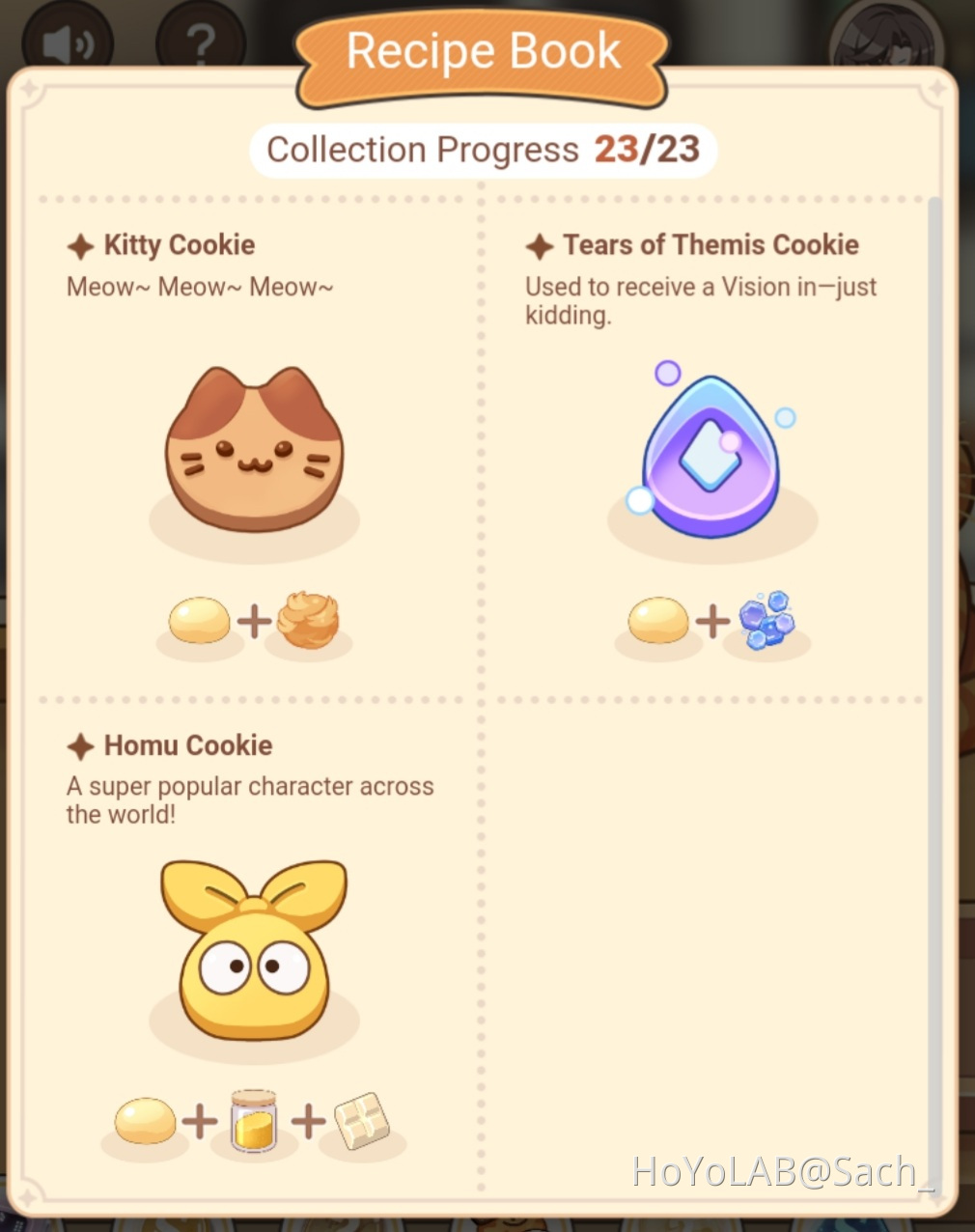 Cooking Trials - Complete Recipe Tears of Themis | HoYoLAB