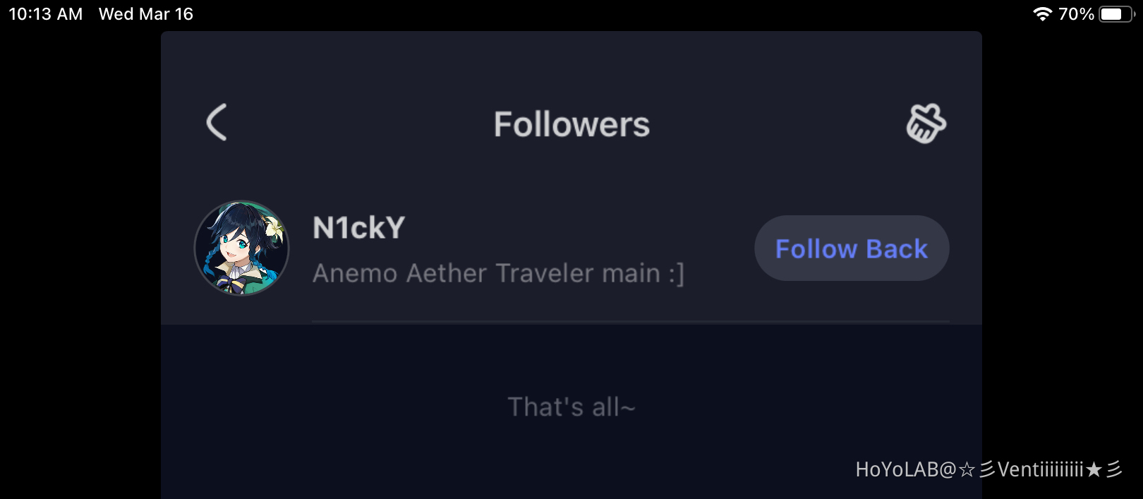 When you get your first follower | HoYoLAB