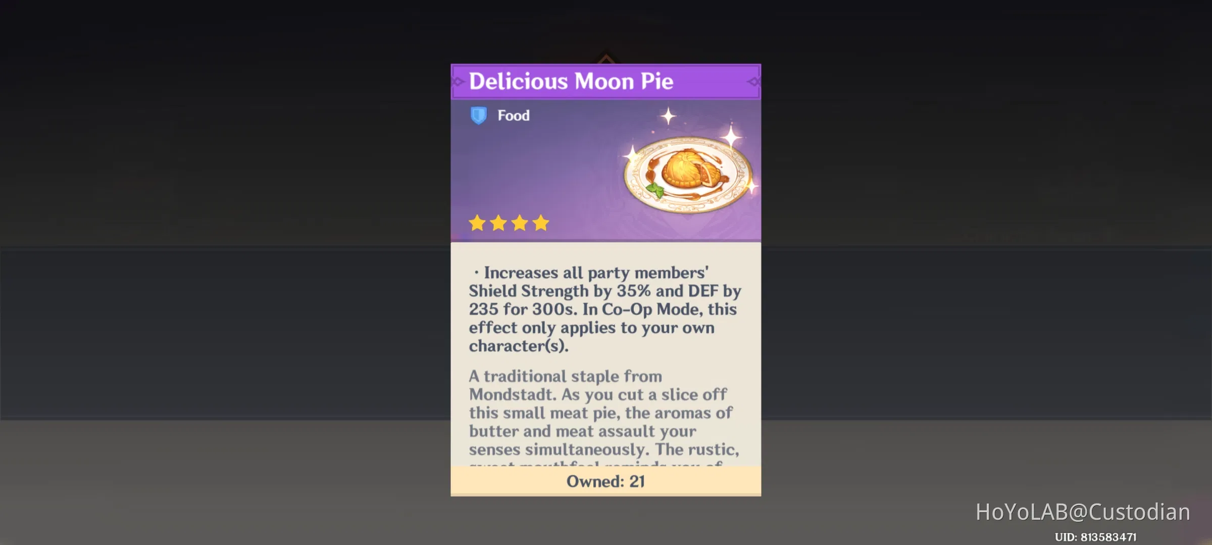 Dish for Raiden Shogun Genshin Impact | HoYoLAB