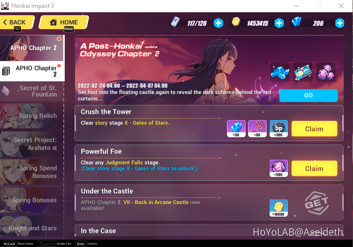 APHO chapter 2-completed Honkai Impact 3rd | HoYoLAB