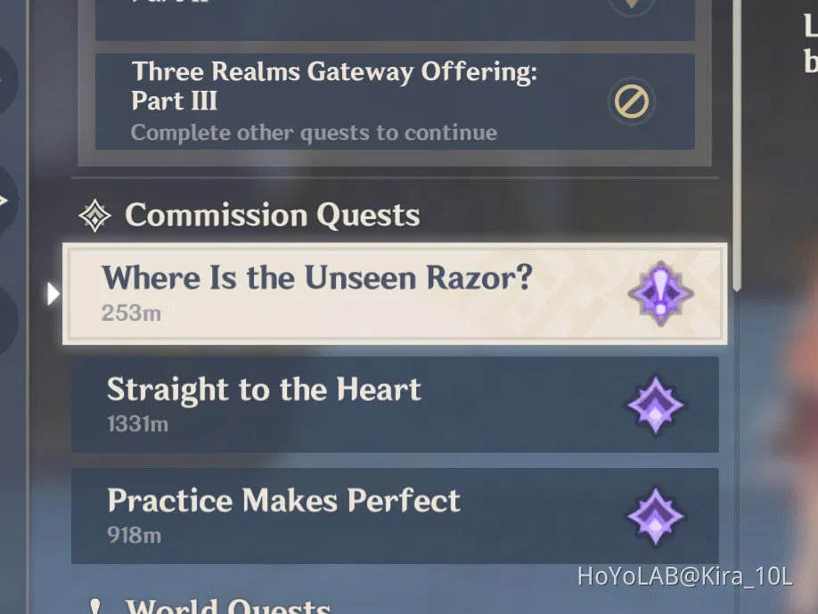 Wdym the Unseen Razor? Genshin Impact | HoYoLAB