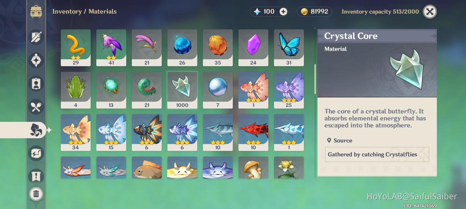 Crystals Core | HoYoLAB