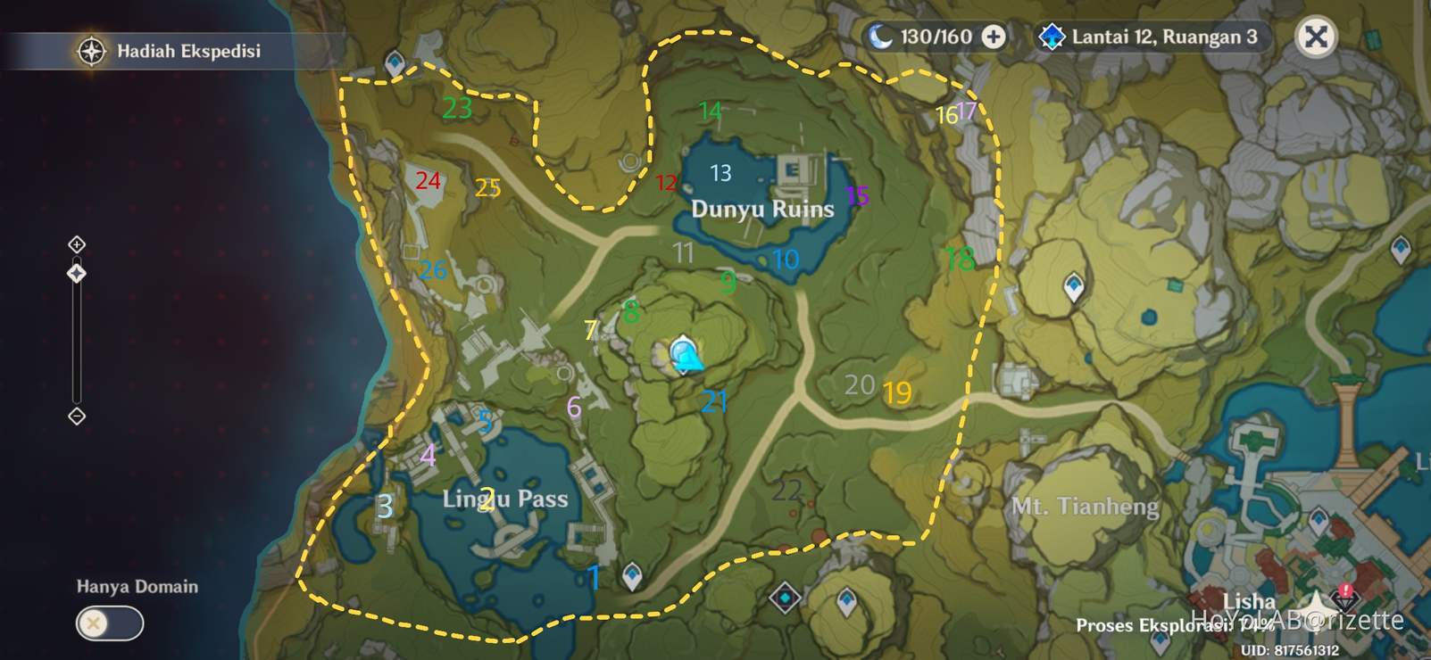 [46 Hidden Chest] Semua Lokasi Hidden Chest di Lisha | Liyue | Genshin ...