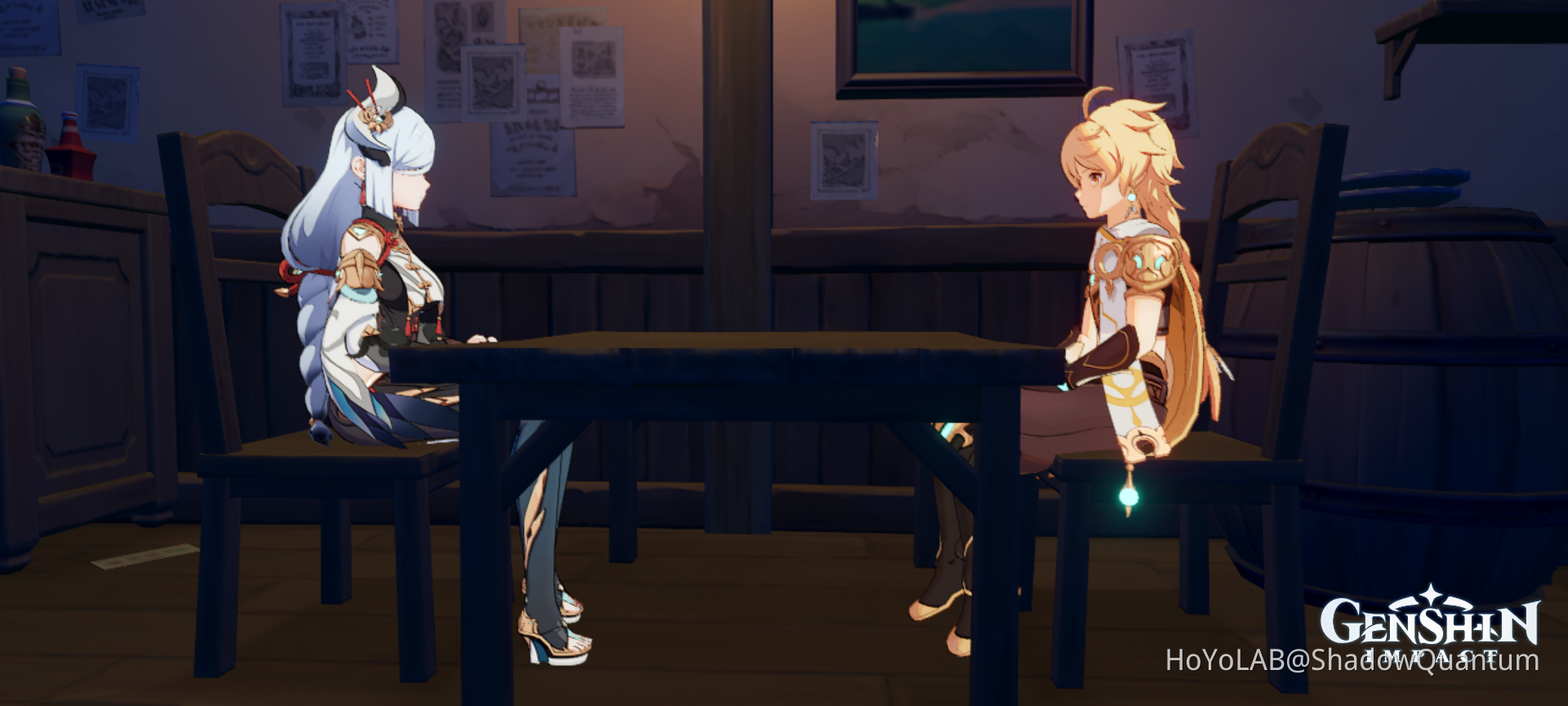 Aether & Shenhe Genshin Impact | HoYoLAB