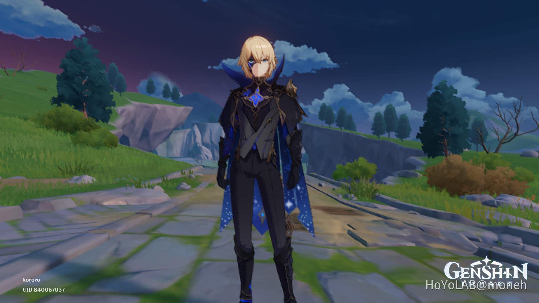 Blue man | Genshin Impact | HoYoLAB