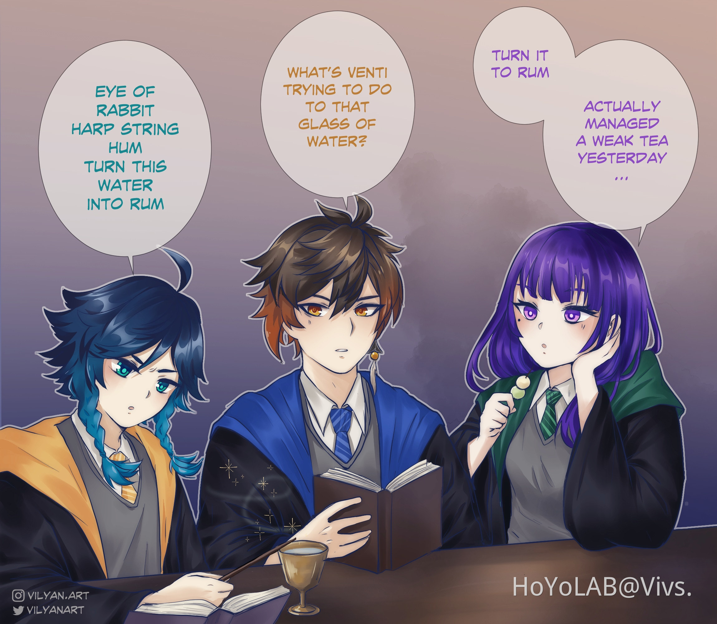 HP AU Genshin Impact | HoYoLAB