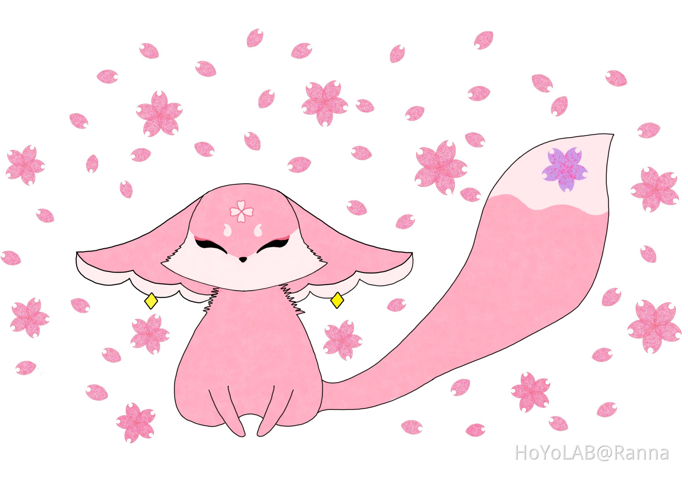 Sakura & Yae Miko in fox form Genshin Impact | HoYoLAB