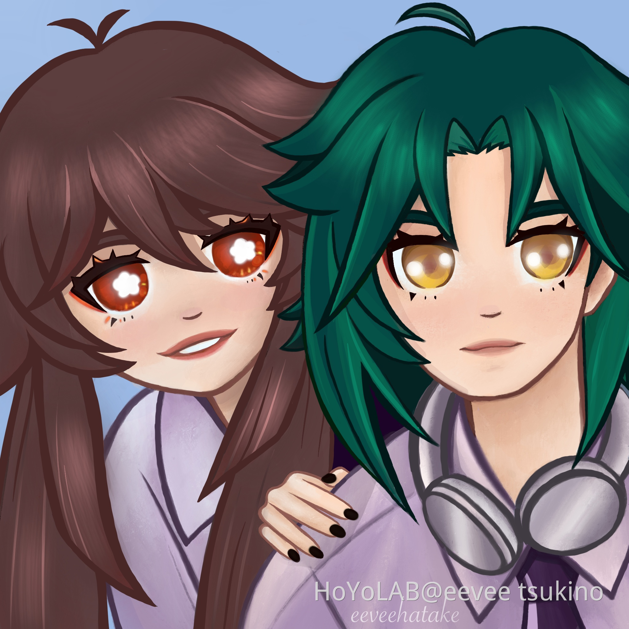 Hu Tao & Xiao modern!au as best friends Genshin Impact | HoYoLAB