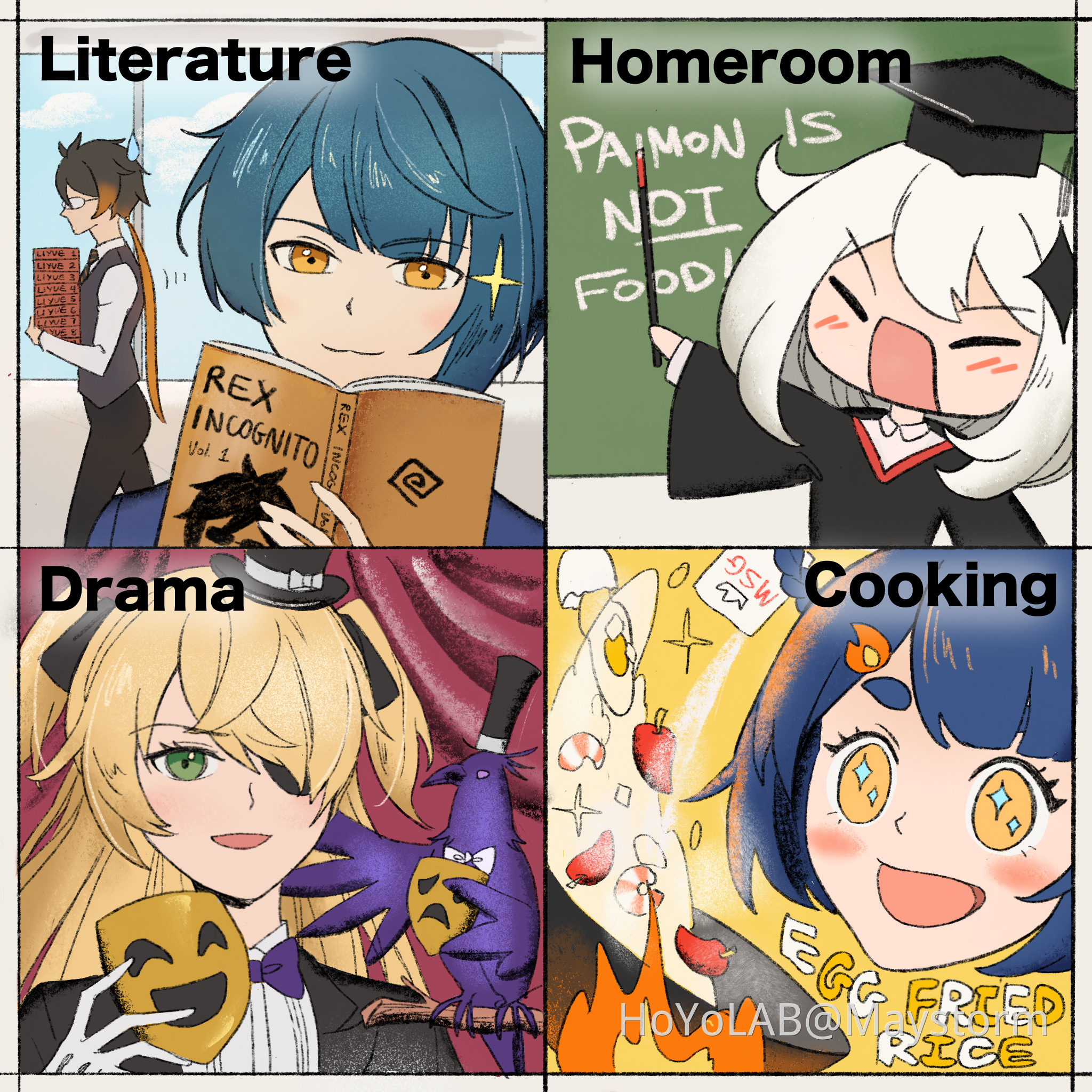 Genshin high school! | Genshin Impact | HoYoLAB