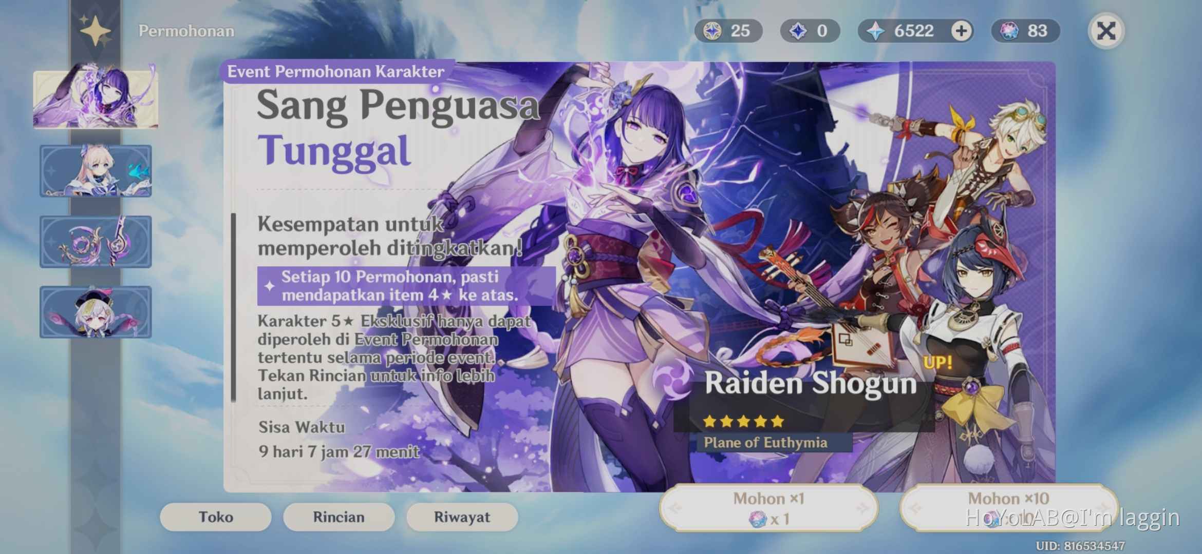 Gacha Raiden Shogun? Genshin Impact | HoYoLAB