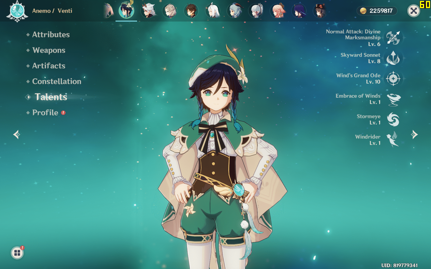 Venti Build Done For Now :D Genshin Impact | HoYoLAB