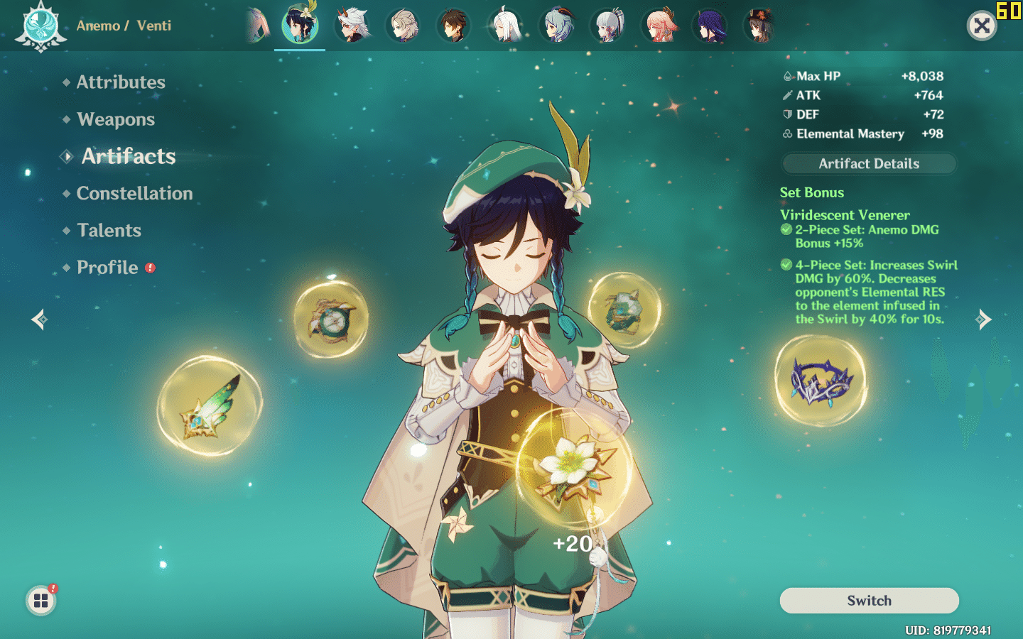 Venti Build Done For Now :D Genshin Impact | HoYoLAB
