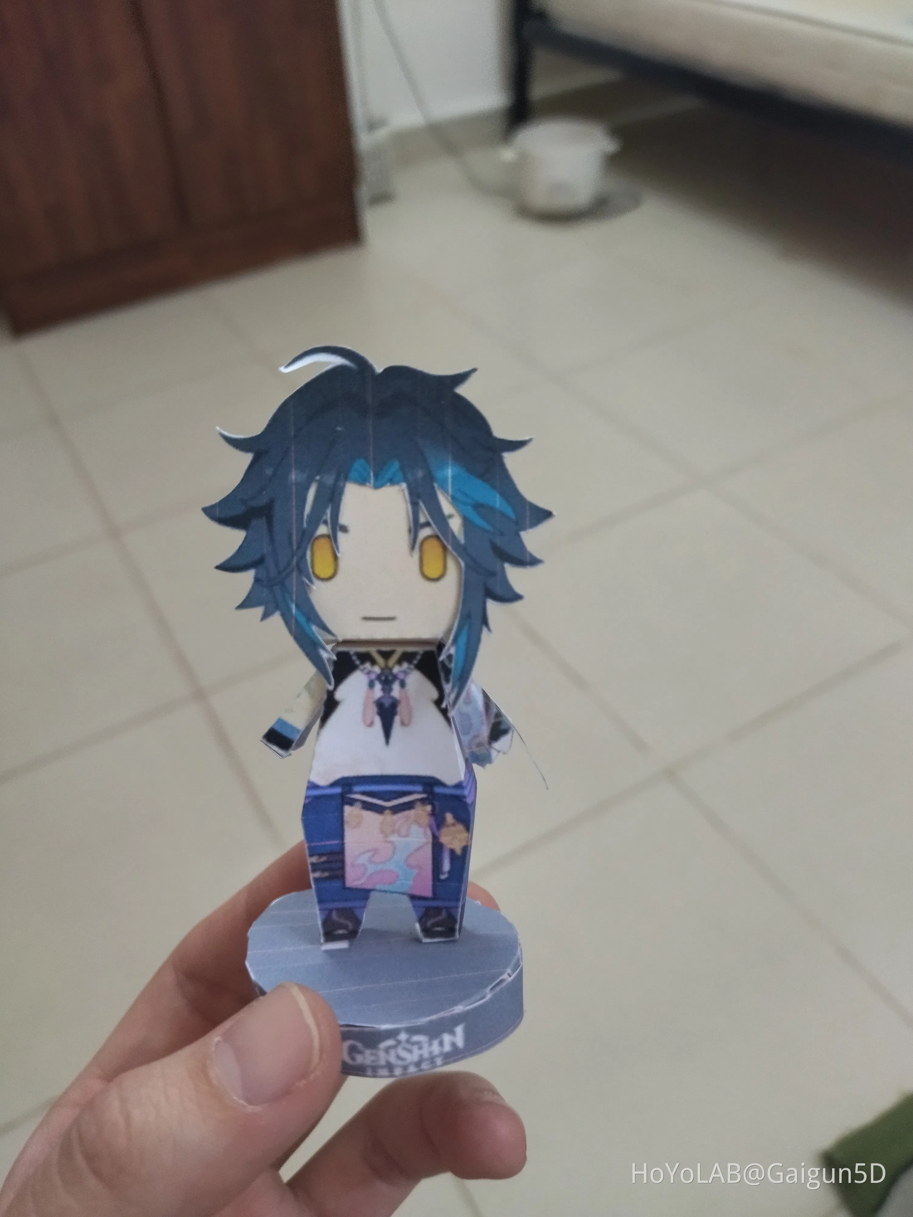 Xiao papercraft Genshin Impact | HoYoLAB