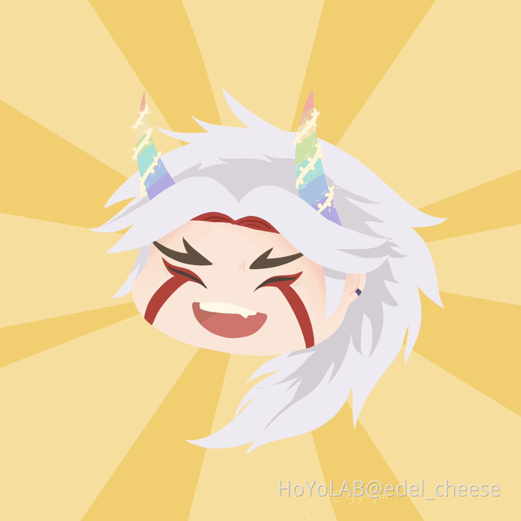 Itto and the rainbow horns Genshin Impact | HoYoLAB