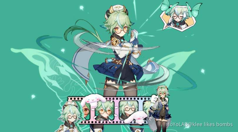 sucrose wallpaper i also made a pc one Genshin Impact | HoYoLAB