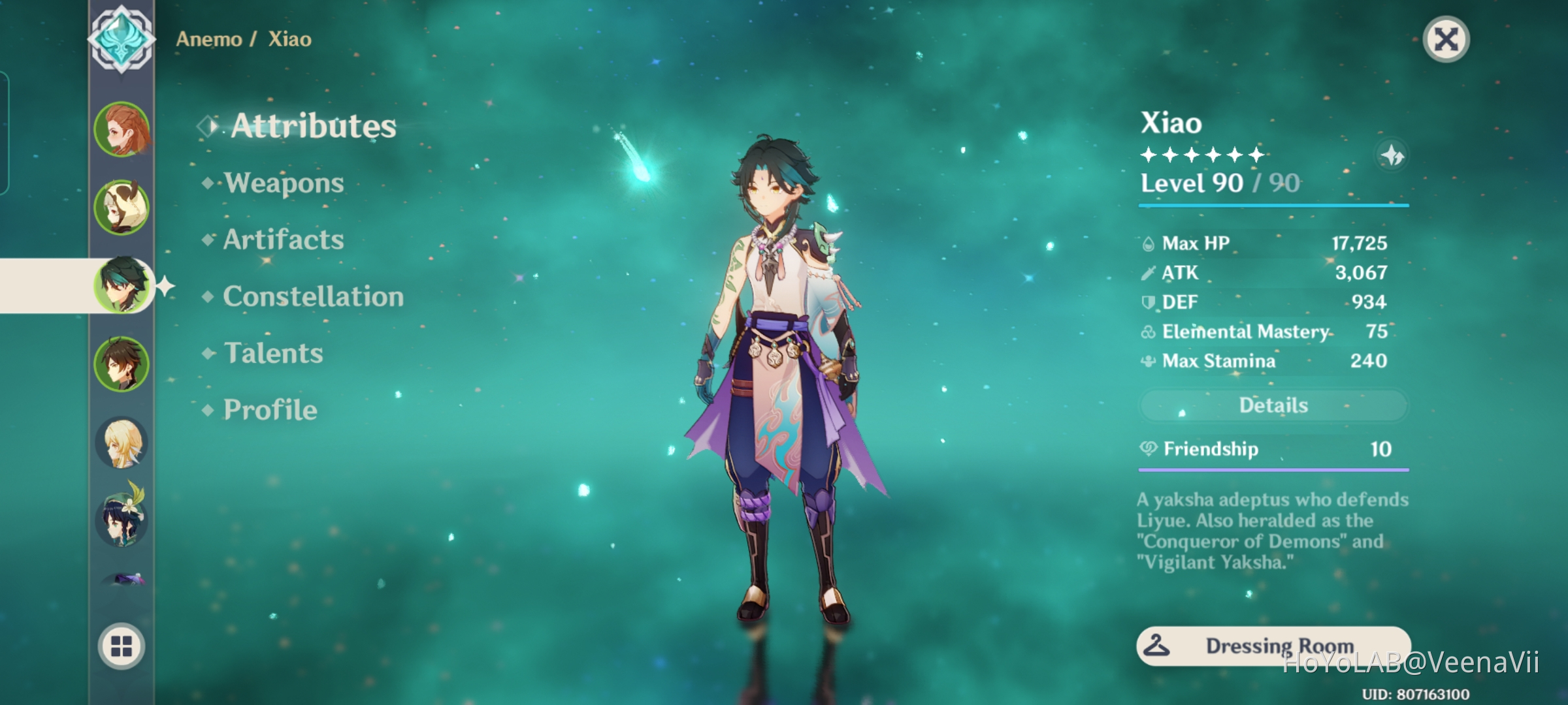 Xiao reached 3K base atk? Genshin Impact | HoYoLAB