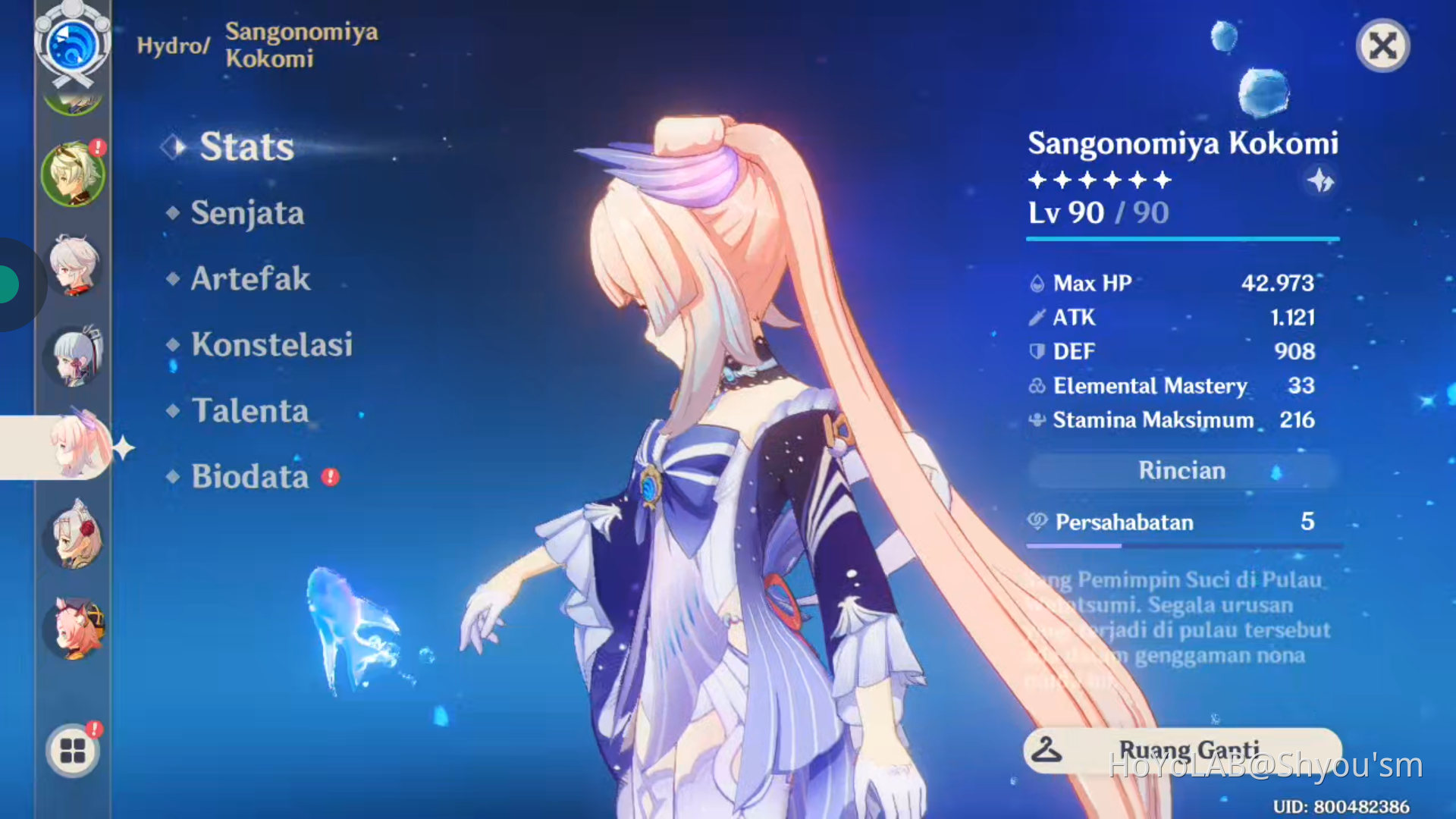 [Mini Guide] Character Build: Sangonomiya Kokomi Support DPS [Build ...
