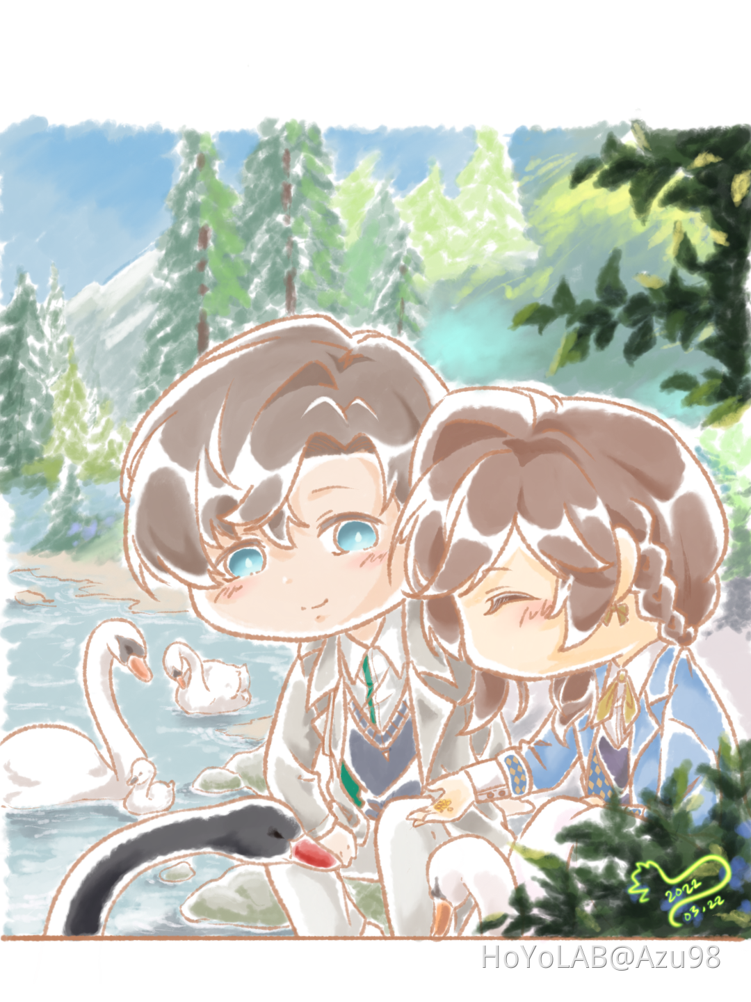 Redraw but chibi :) Tears of Themis | HoYoLAB
