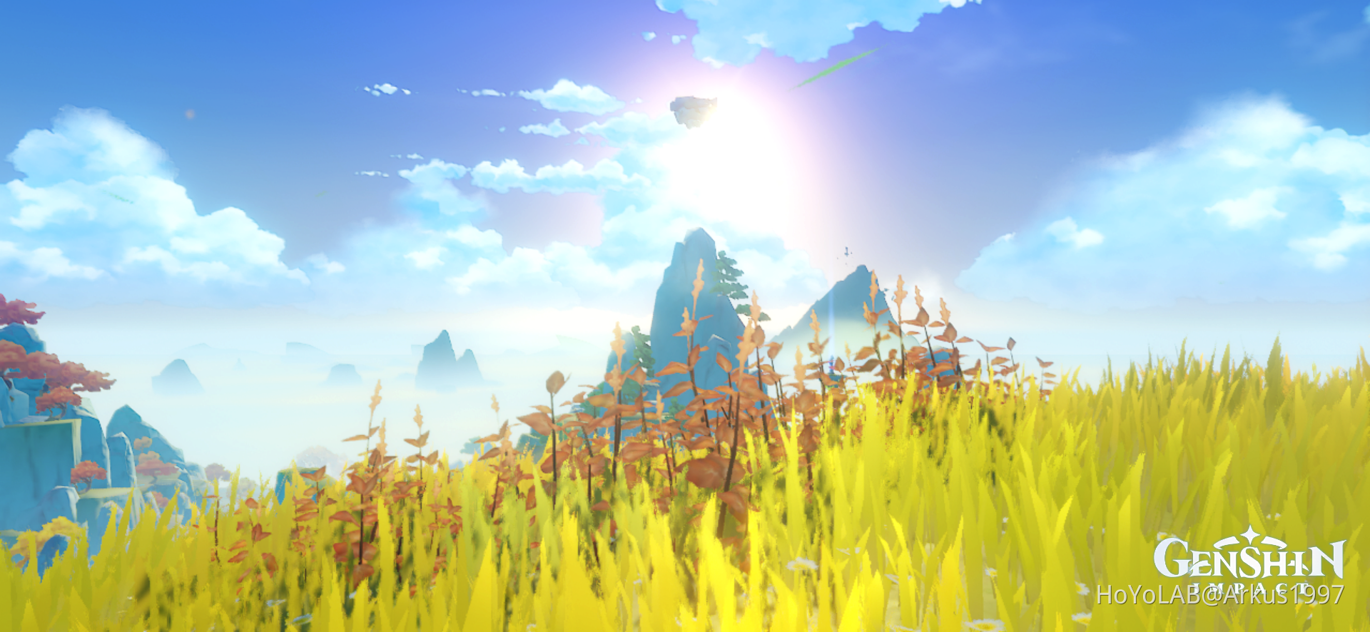 mesmerizing view from mount hulao | Genshin Impact | HoYoLAB