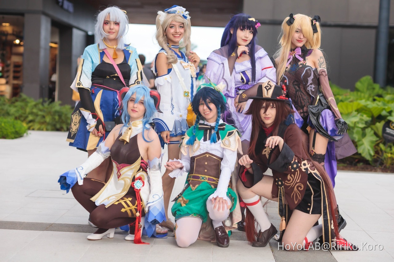 Another Genshin Impact cosplay group at Circuito Catarinense de ...