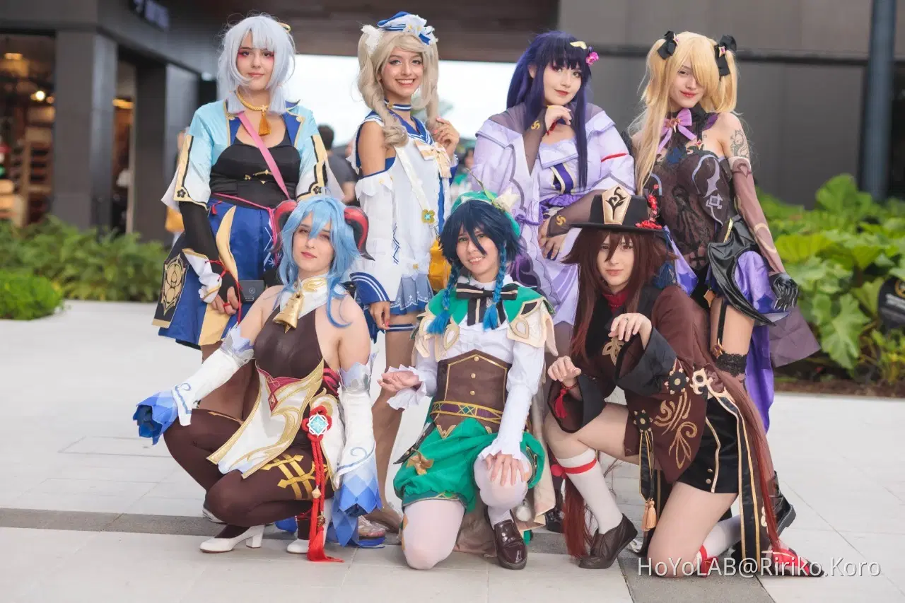 Another Genshin Impact cosplay group at Circuito Catarinense de ...
