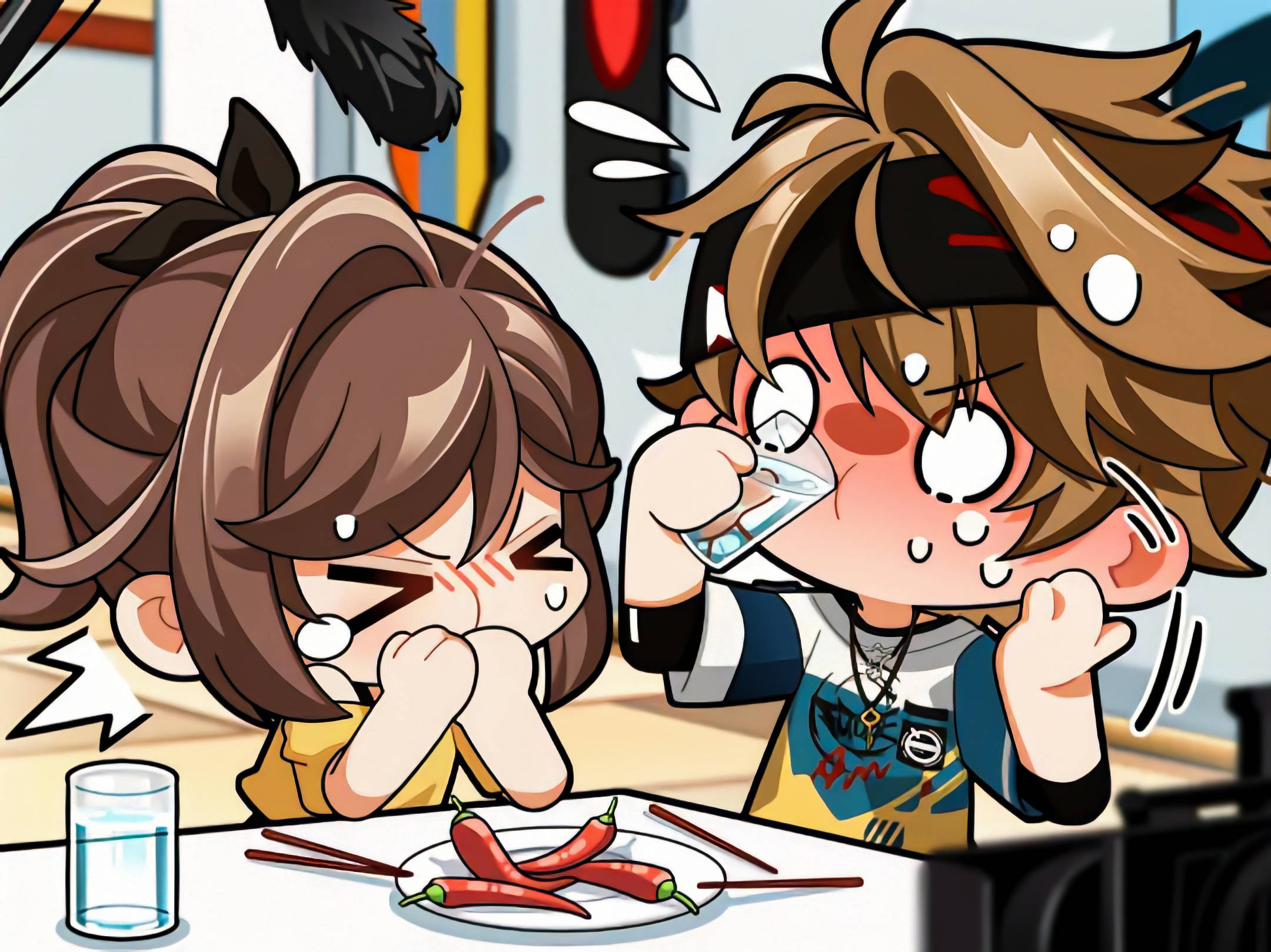 Pict HD Luke SSR Card + Outfit+ Illustration Electrifying Night Event ...