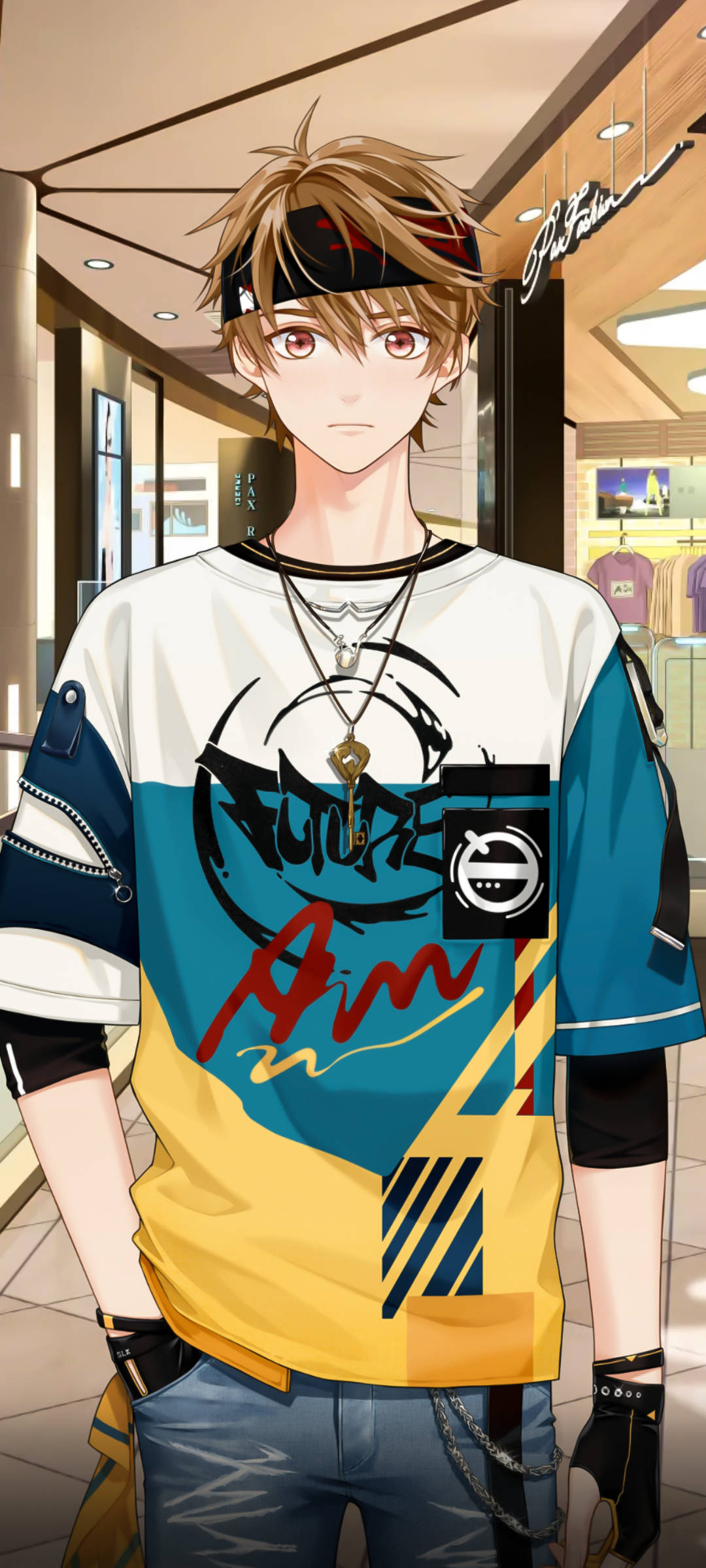 Pict HD Luke SSR Card + Outfit+ Illustration Electrifying Night Event ...