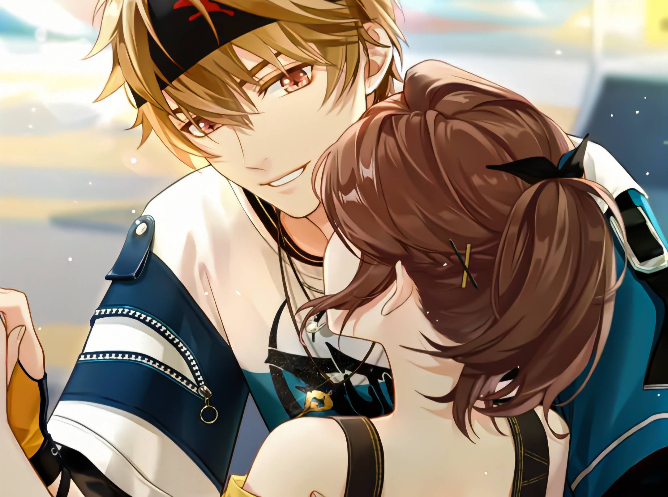 Pict HD Luke SSR Card + Outfit+ Illustration Electrifying Night Event ...