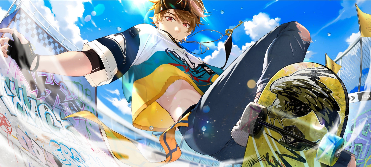 Pict HD Luke SSR Card + Outfit+ Illustration Electrifying Night Event ...