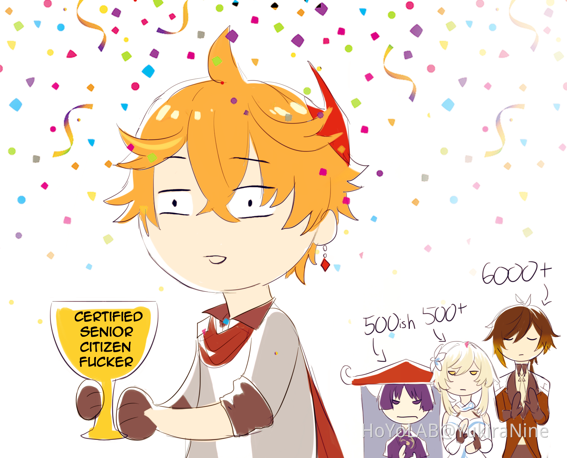 You ever think about how most Childe ships are with old people Genshin ...